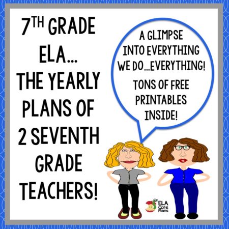 7th grade ela free cover page - Teacher-Written Lesson Plans to ...